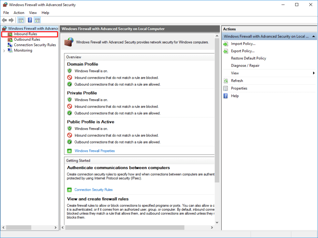 How To Open Port On Windows VPS 2019 Firewall?