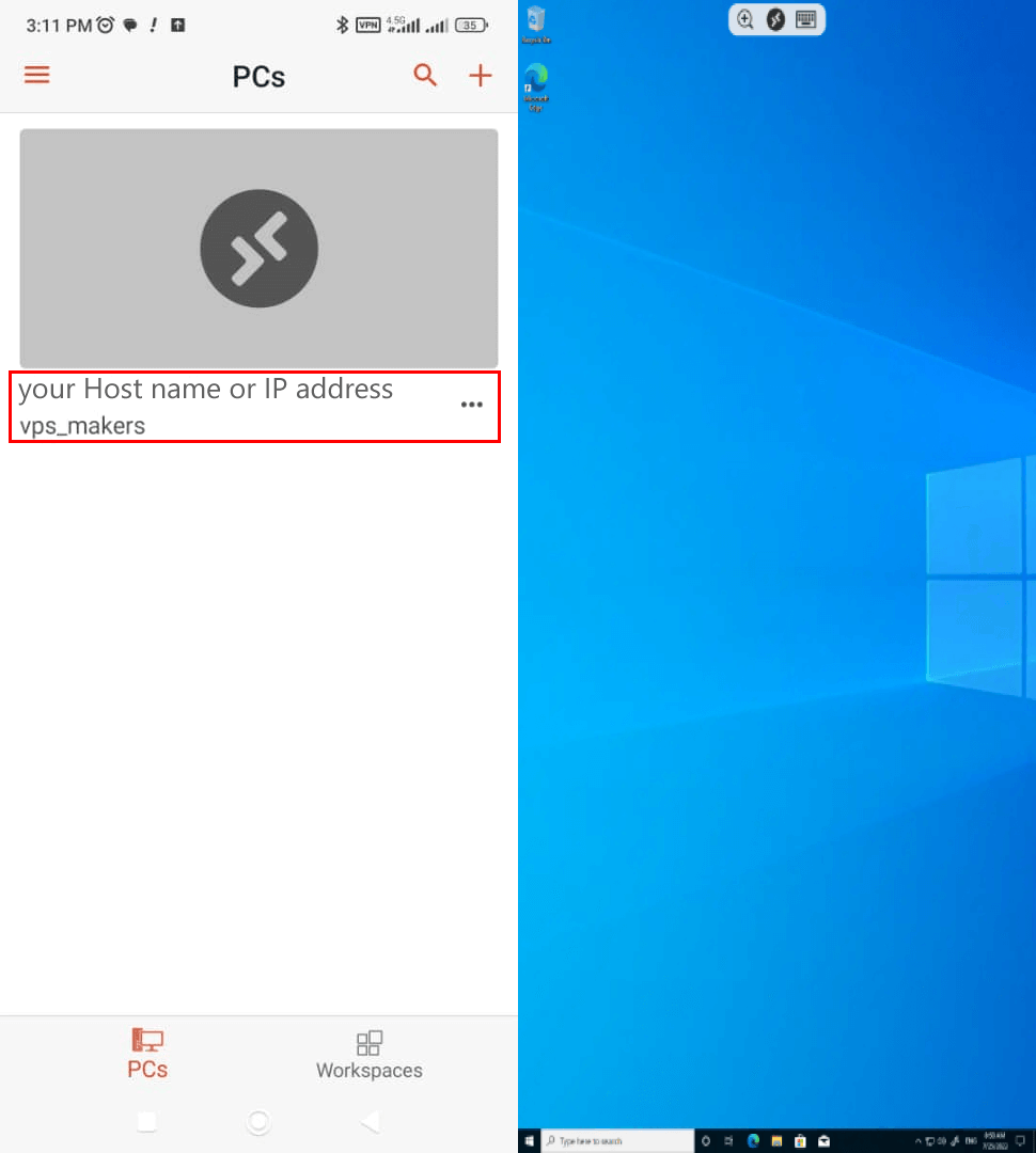 How To Use RDP Connection In Android Phone - VPSMakers