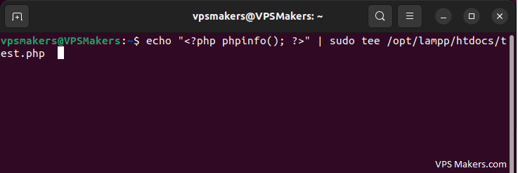 How To Install Xampp On A Linux Vps In 5 Minutes Vpsmakers